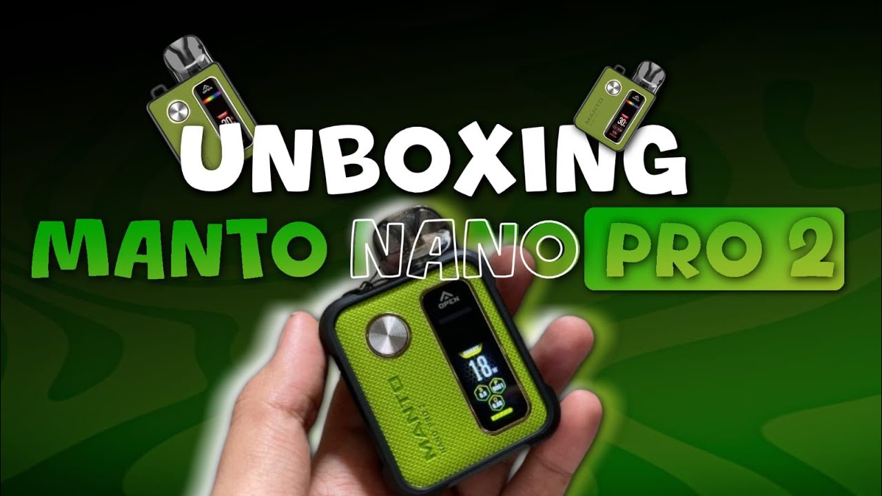 UNBOXING MANTO NANO PRO 2 - YouTube