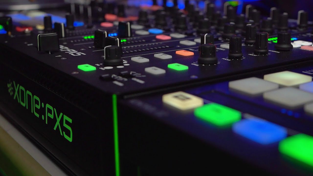 Allen & Heath Xone:PX5 running timecode with Traktor - YouTube