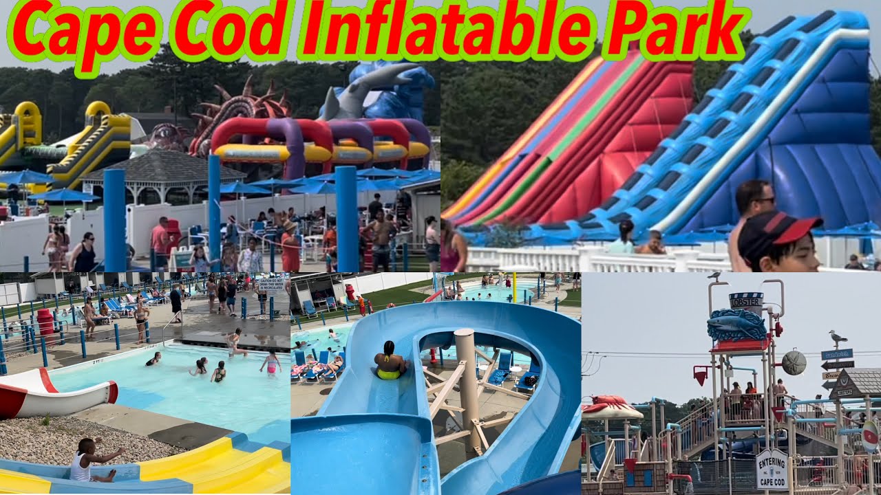 Cape Cod Inflatable Park| Day Trip| Three Parks Triple Fun| Places To Visit On Cape Cod - YouTube