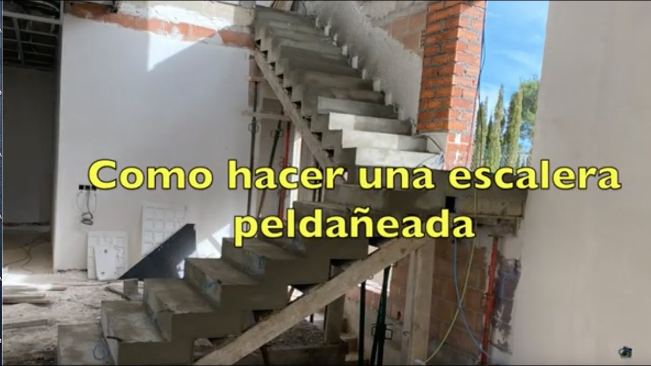 Escalera doble cara (TRAZO, CIMBRA, ACERO Y COLADO) CIMBRADO y ESCALERAS TIPO ESCHER Tutorial ...