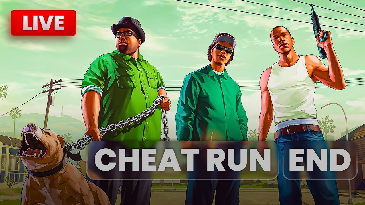 SMOKY SMOKE ON SMOKE - GTA San Andreas Definitive Edition Cheat Run ...