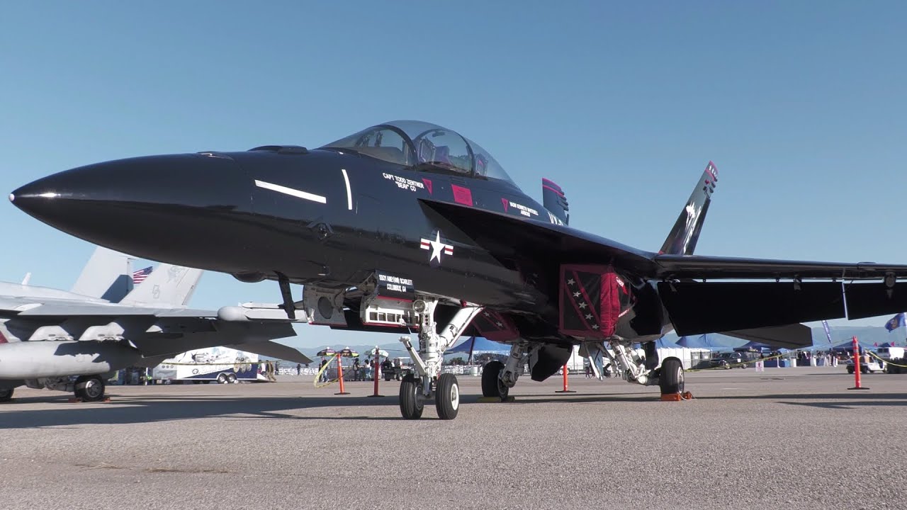 Military Displays. F-18, AV-8b, F-35 & more. Point Mugu Airshow. Black ...