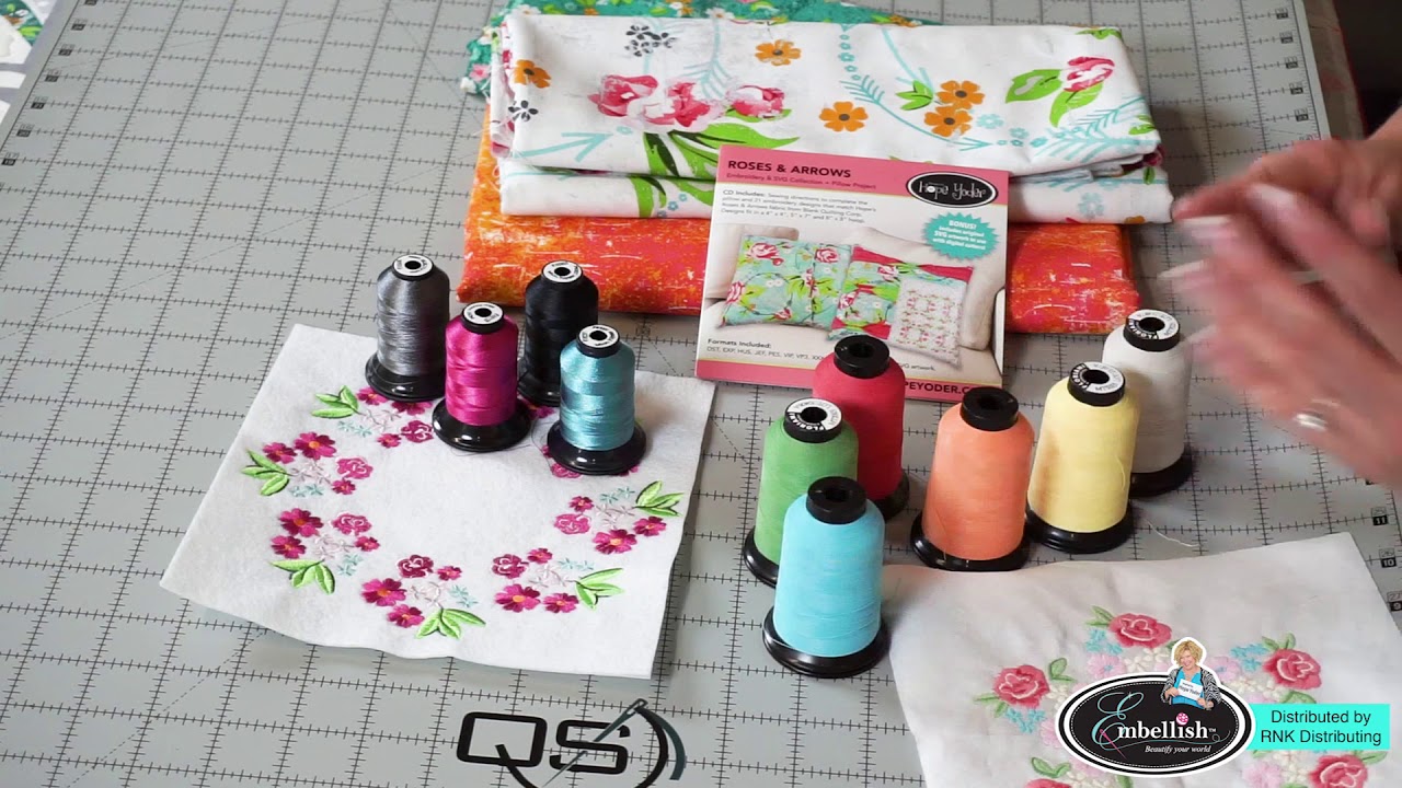 Embellish Matte Embroidery Thread - YouTube