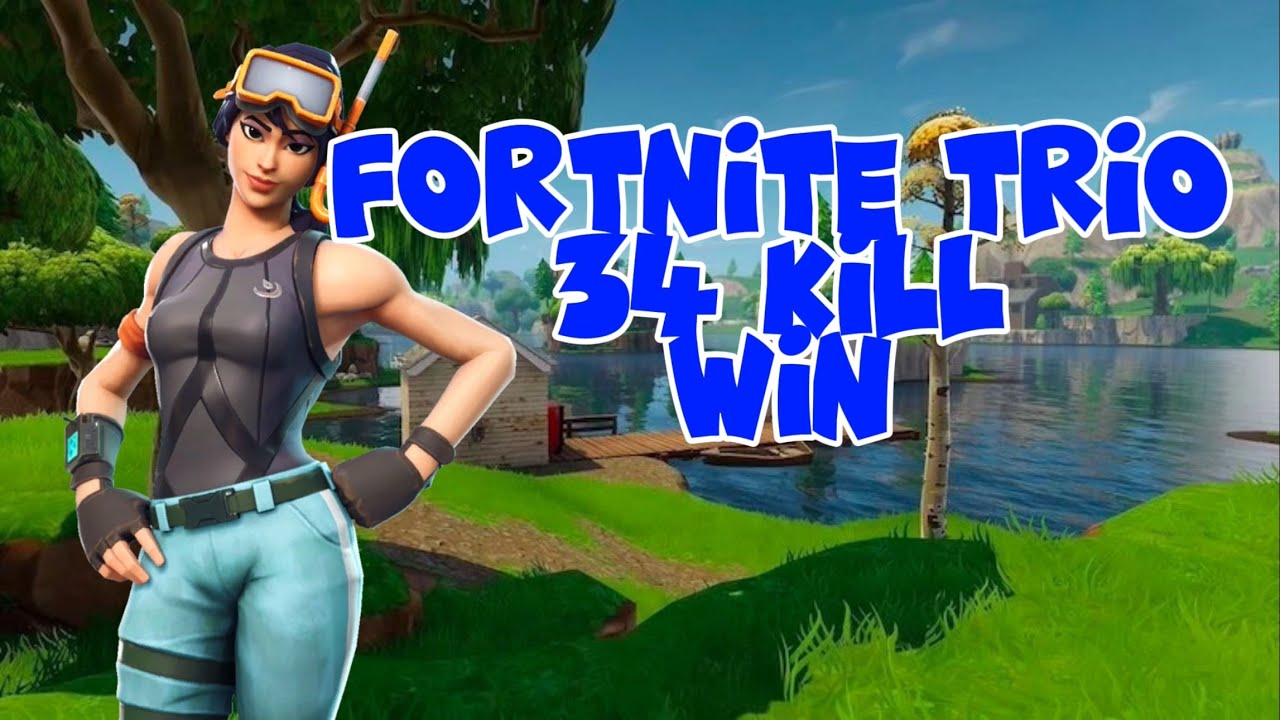 Og Fortnite trio 34 kill game!! - YouTube