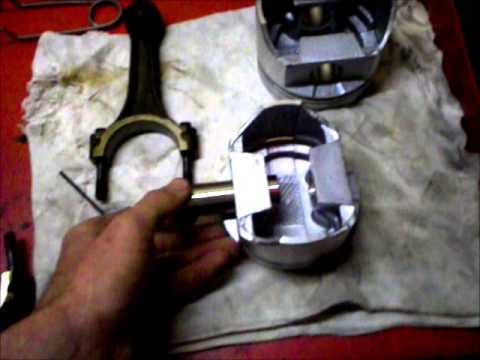 How to: Assembling connecting rods and pistons - YouTube
