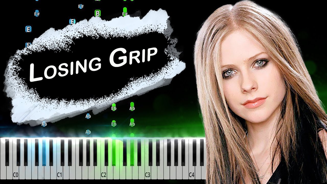 Avril Lavigne - Losing Grip Piano Tutorial - YouTube