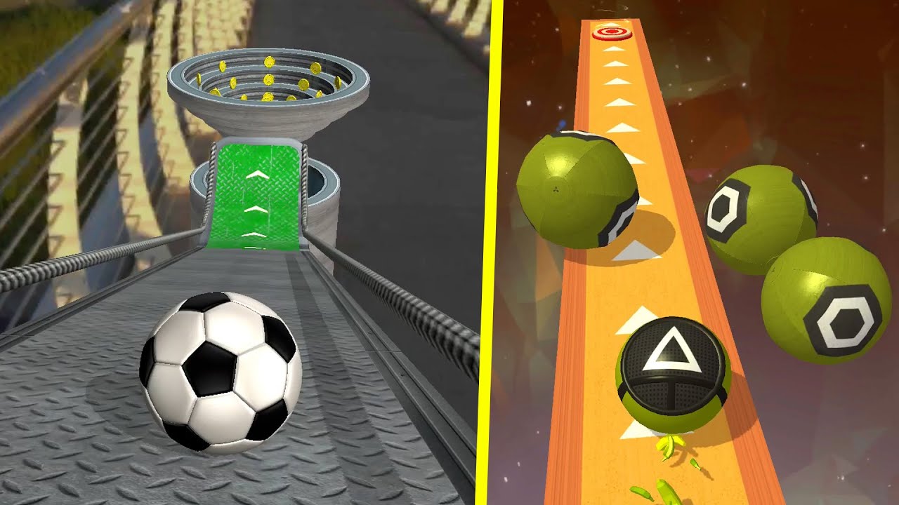 🌈⚽🏁🚀Portal Run Going Balls Vs Action Balls New Update Gameplay #118 ...