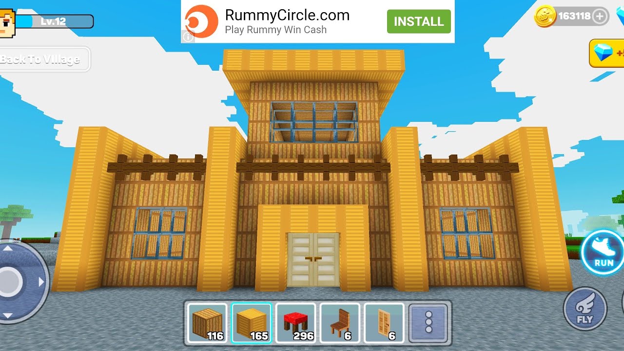 Mini Block Craft 3D Gameplay #70 (iOS & Android) | Wooden House 🏡 - YouTube