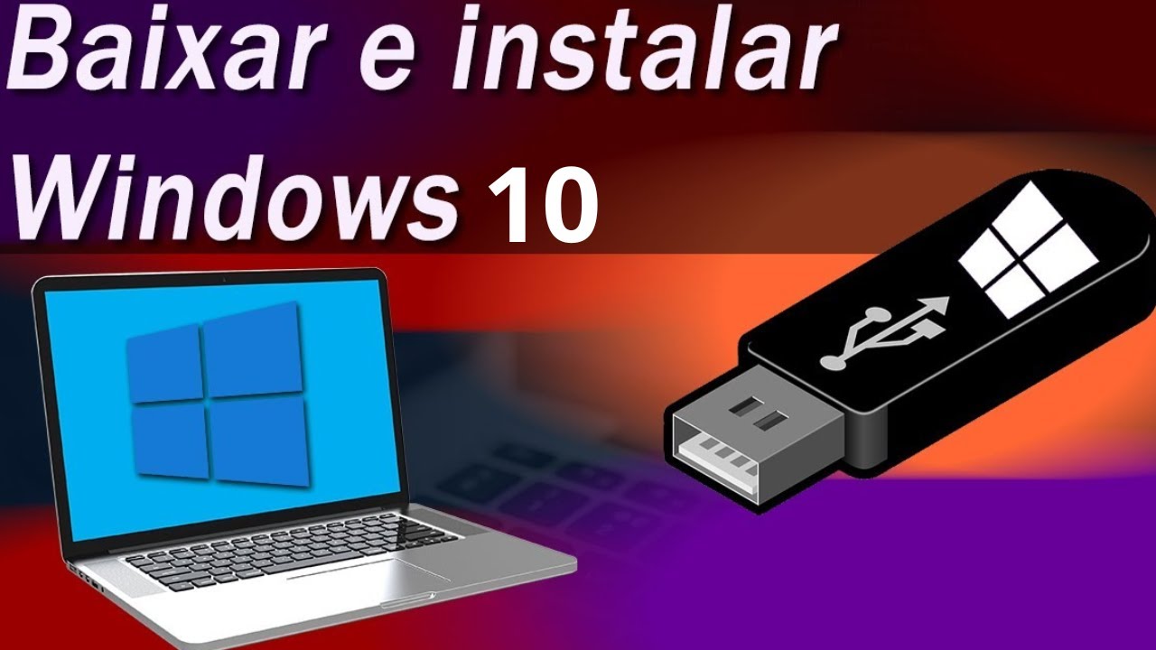 SAIBA COMO INSTALAR O WINDOWS 10 EM UM COMPUTADOR NOVO (FORMATAR O PC) FÁCIL E RÁPIDO! - YouTube
