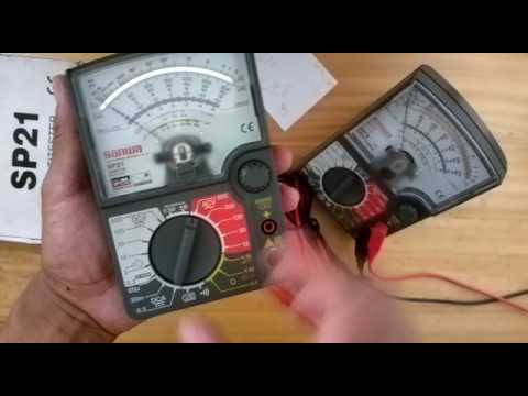 Multímetro SANWA SP 21 unboxing and review. IDES - YouTube