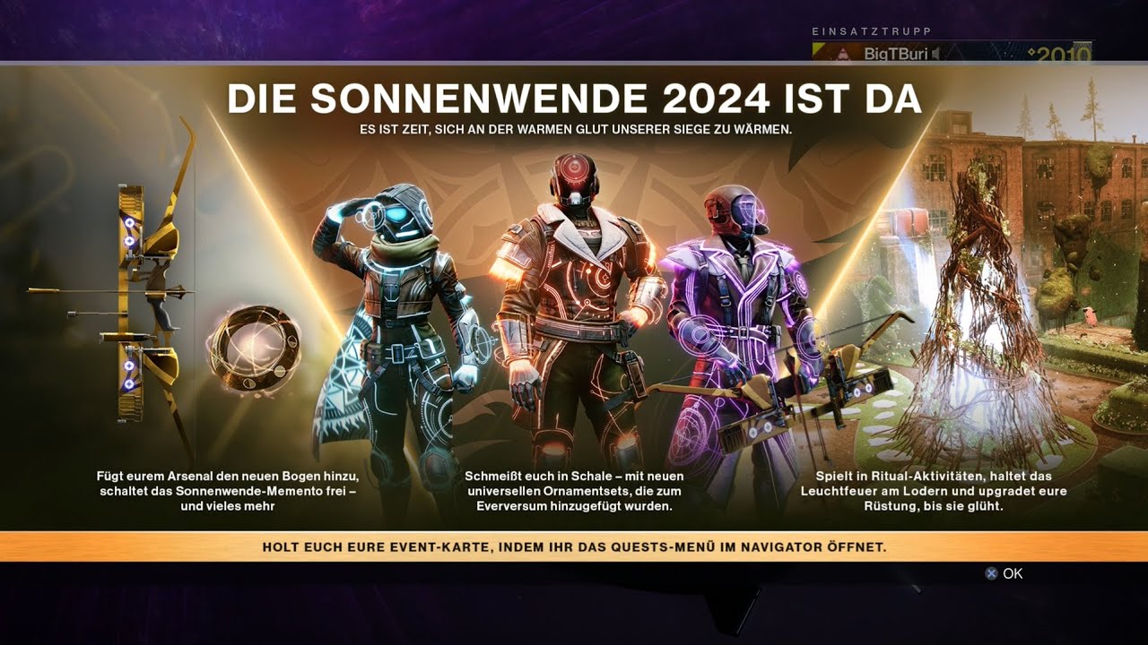 Destiny 2#068 SONNENWENDE 2024 "Erklärt" "Übersicht "Tipps" | 1 Runde ...