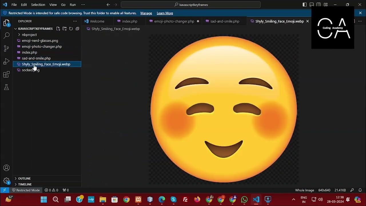How to create emoji in javascript? - YouTube
