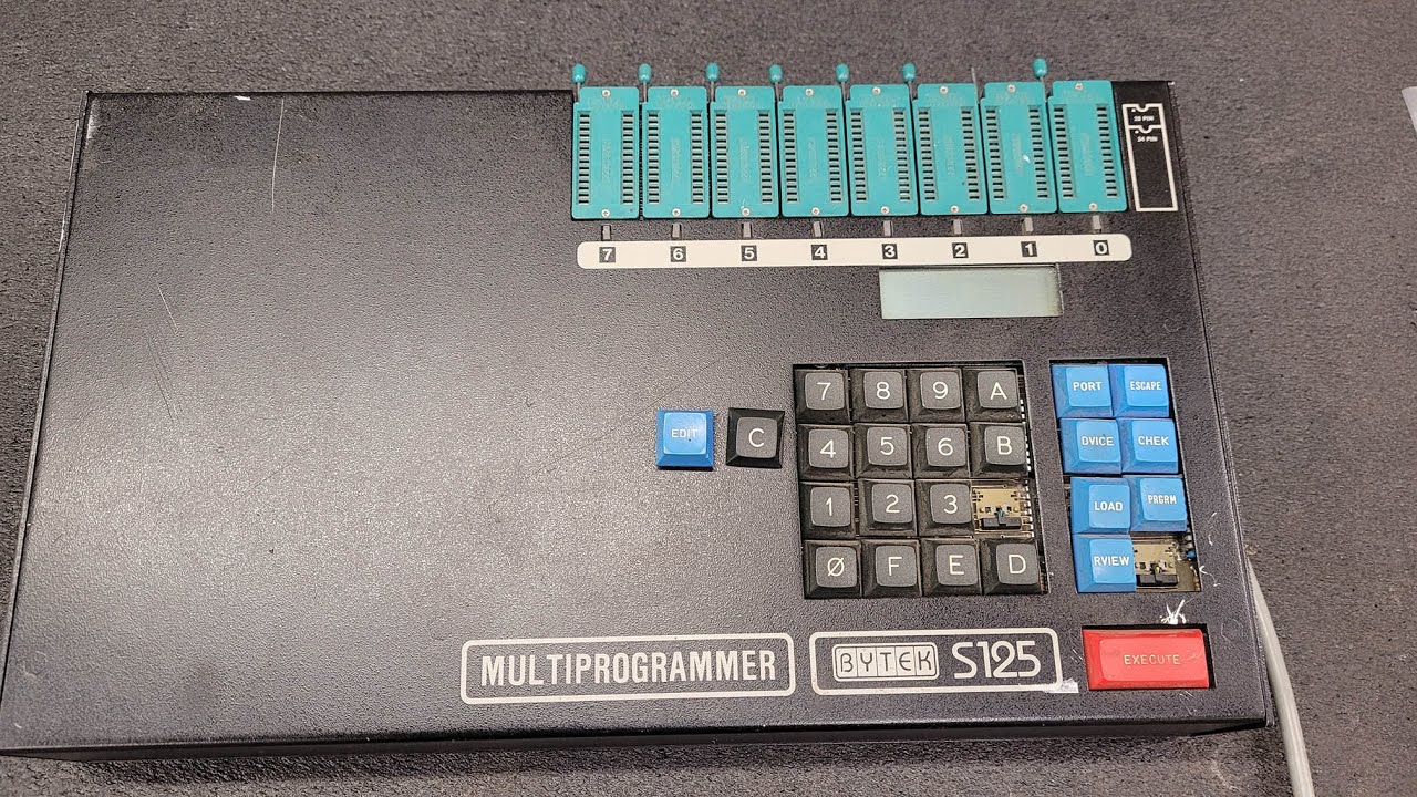Vintage 1980s Bytek S125 Eprom Prom Gang Programmer Main Board Z80 and ...