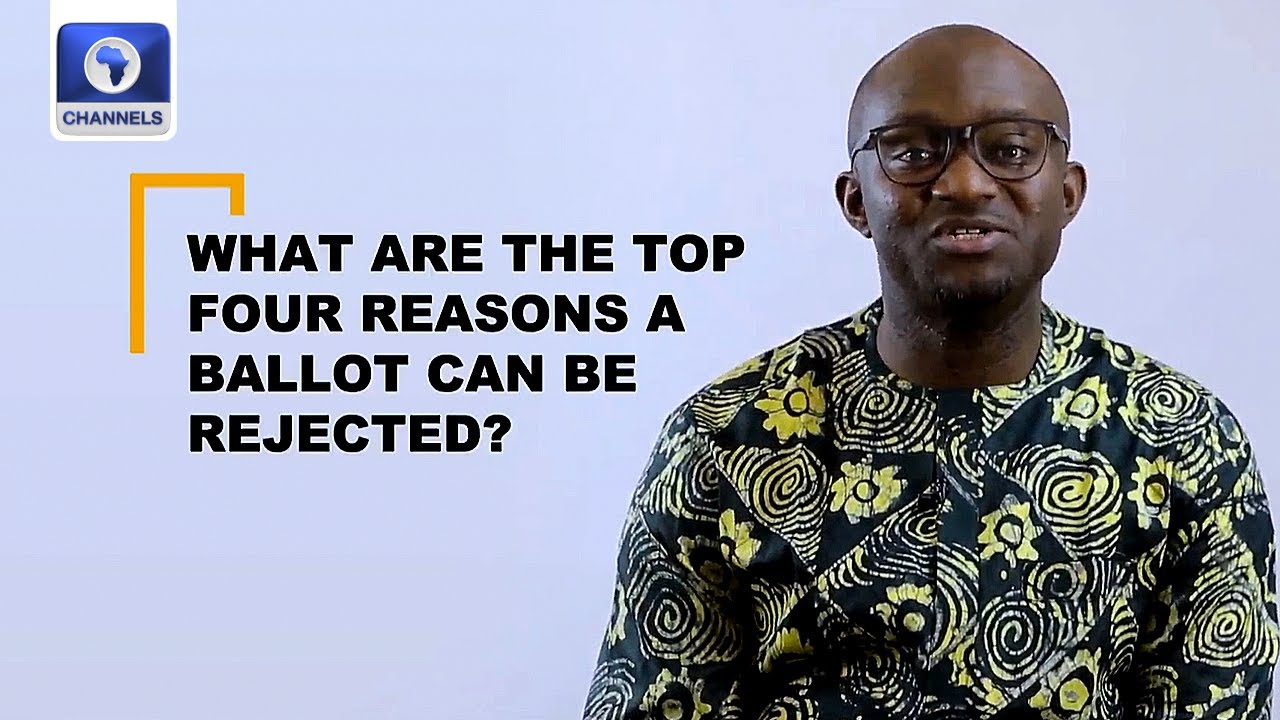 Four Reasons Why A Ballot Can Be Rejected | Election 101 - YouTube