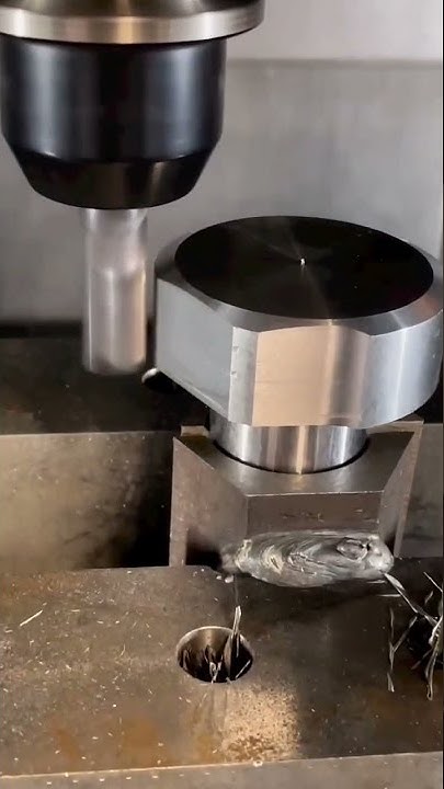 || CNC Milling Hexagonal Head Machining #shorts || - YouTube