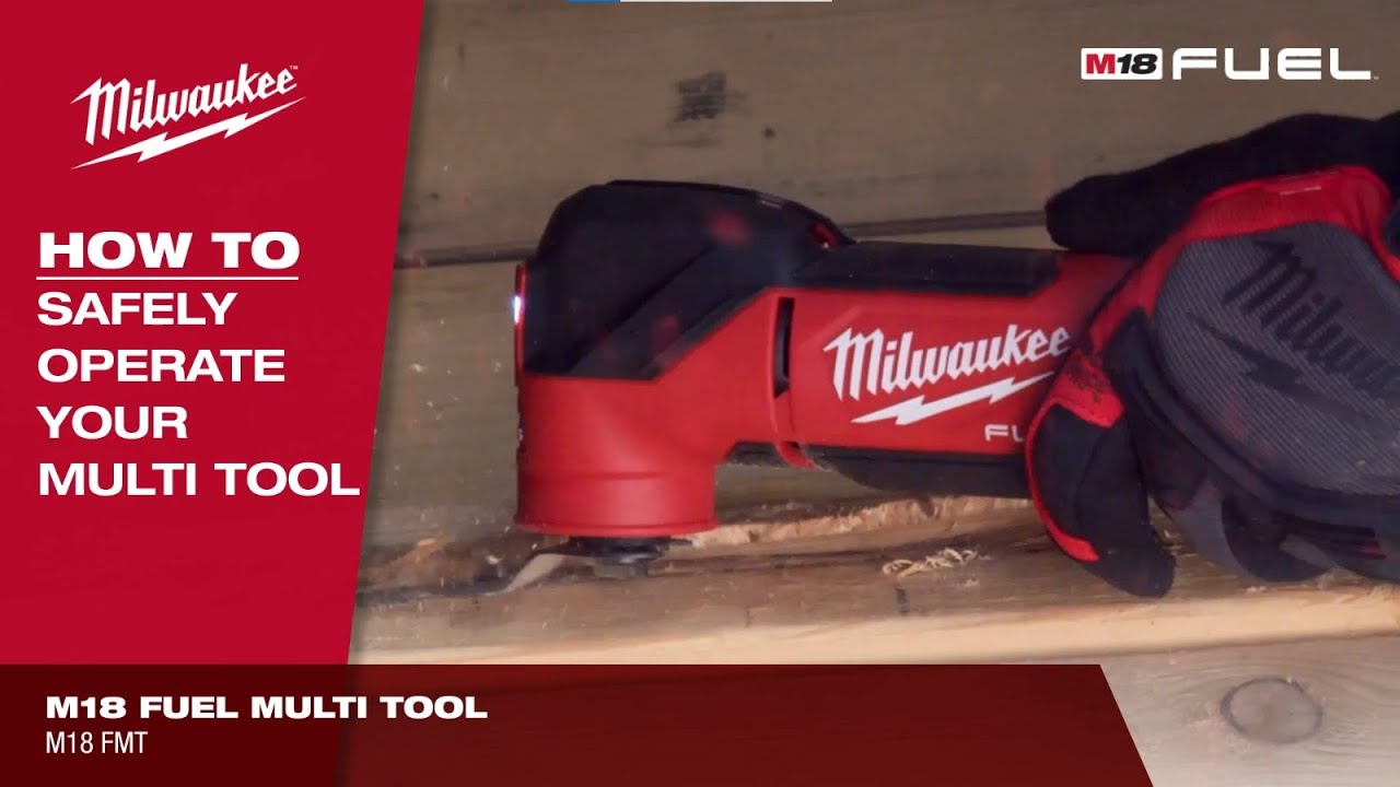 How To Safely Operate M18 FUEL™ Multi Tool & Change Blade - YouTube