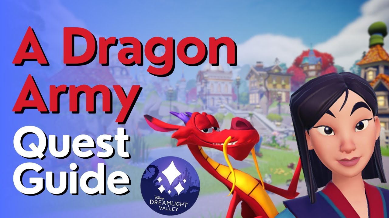 The Dragon Army Quest Guide in Disney Dreamlight Valley - YouTube