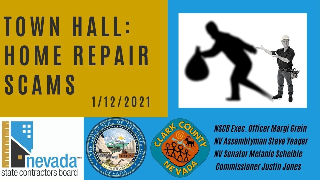 Town Hall: Home Repair Scams 1/12/2021 - YouTube