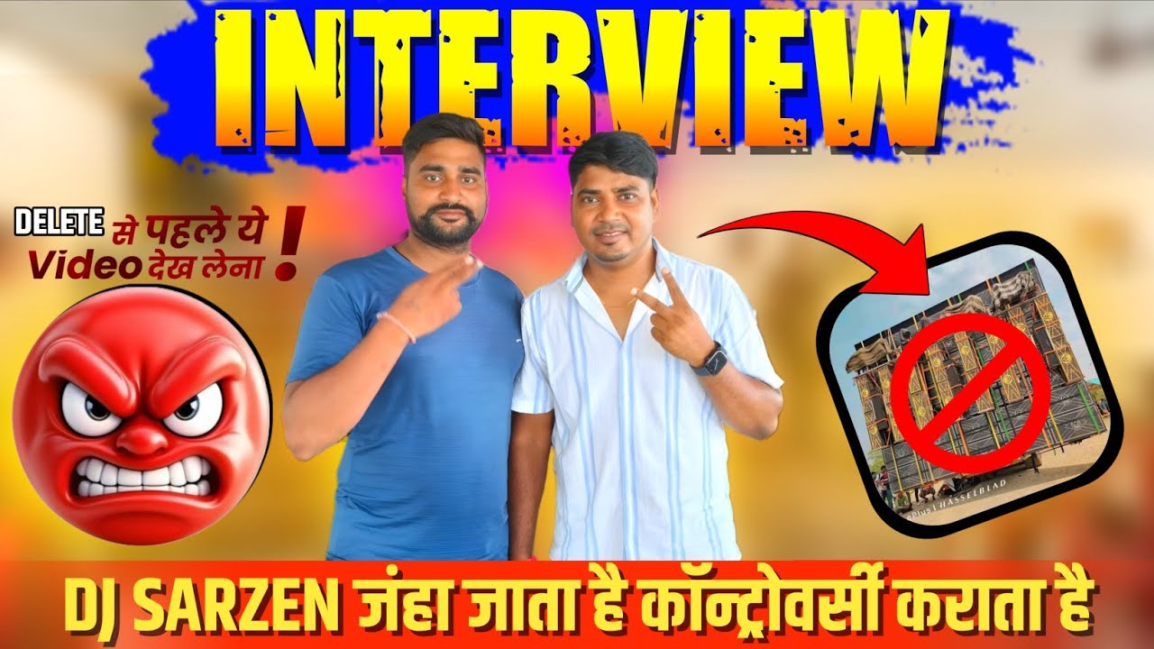 Dj SarZen Interview !! Wherever he goes he creates controversy!! Truth ...
