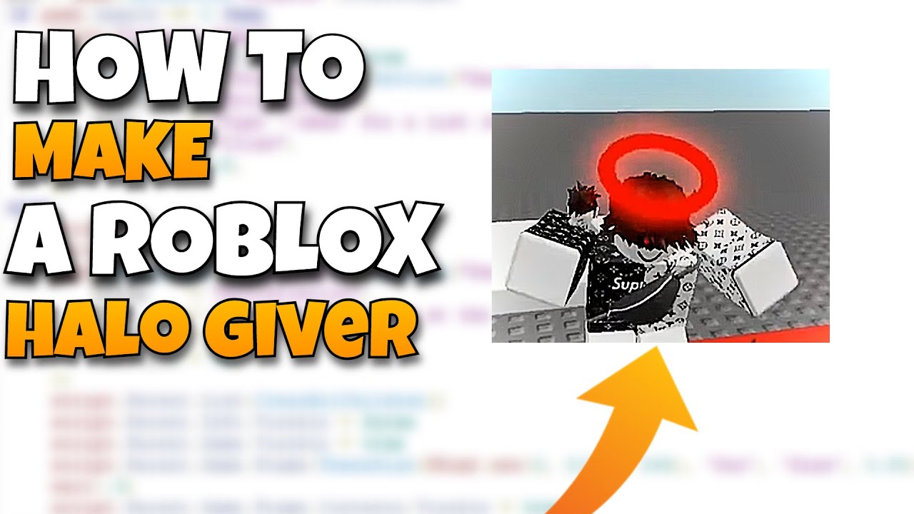 How to make a working HALO GIVER in Roblox Studio!? - YouTube