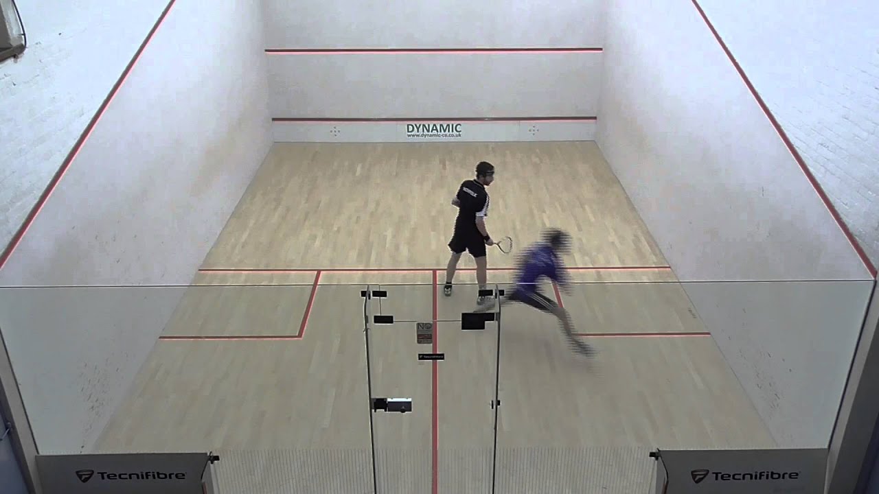 Norfolk squash teams EA1 Tim Dixon v Jamie Goodrich Part 2 - YouTube