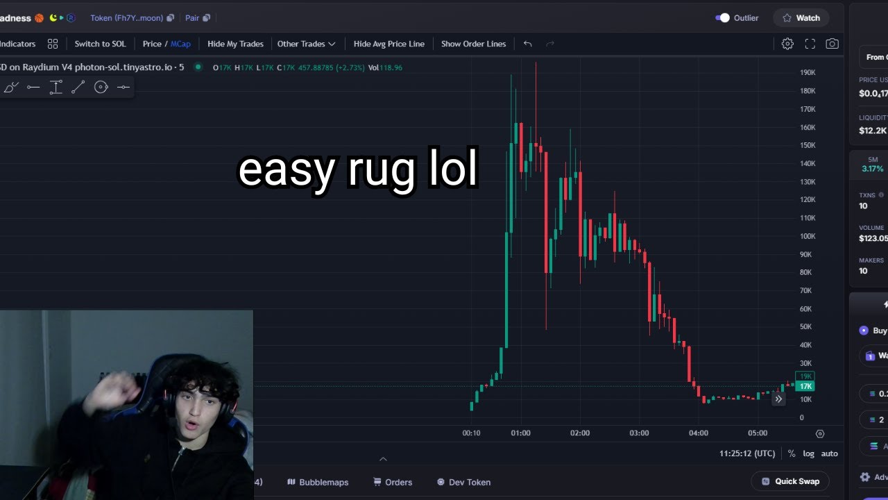 young dev launches a memecoin and rugs it for educational purposes only - YouTube