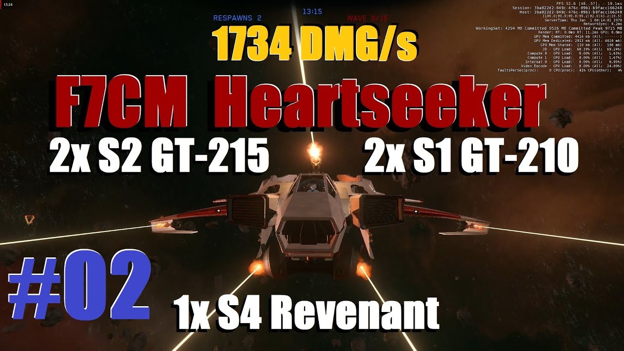 Test 02 - Hornet F7CM Heartseeker Ballistic Gatling / Gimbal - Pirate ...