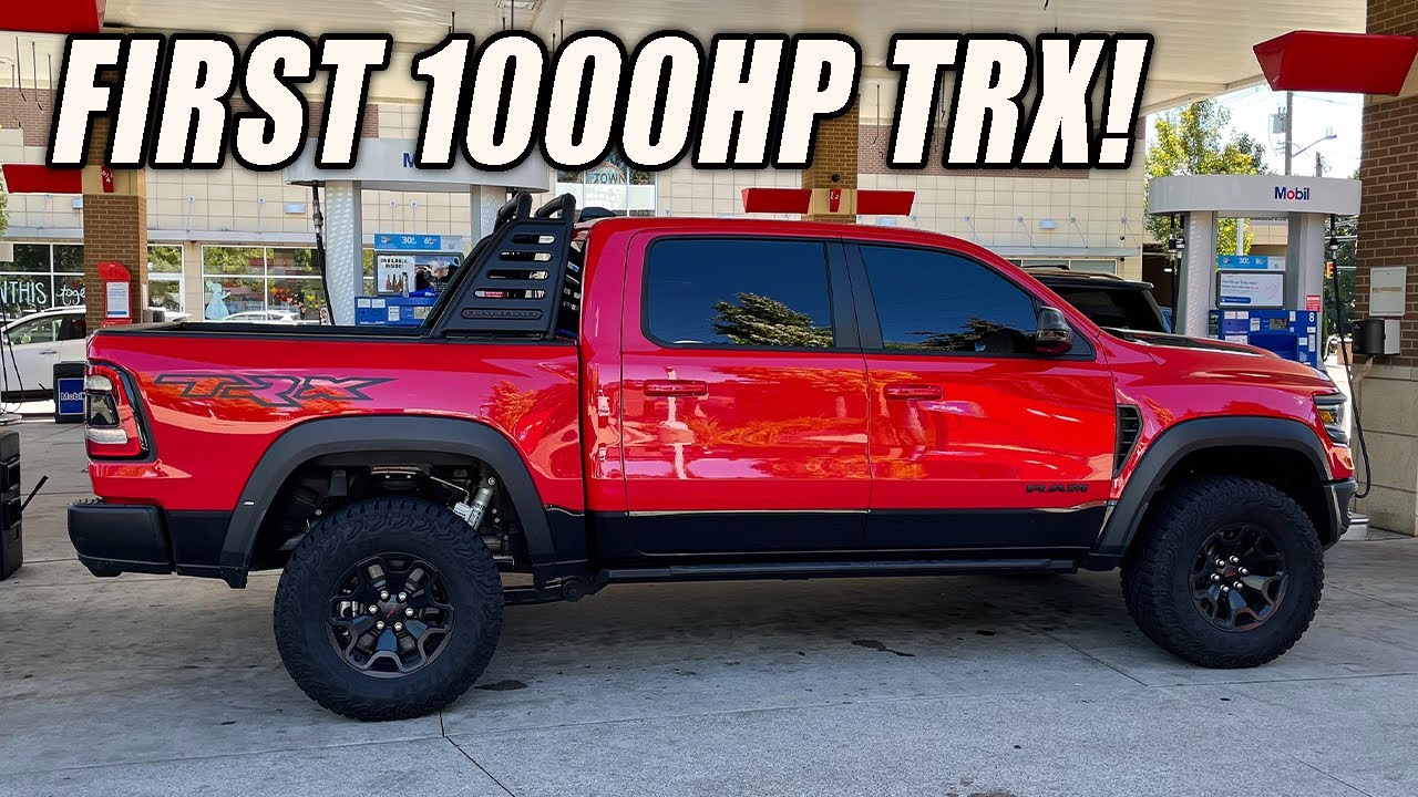 FIRST E85 FILL UP IN MY 1000HP RAM TRX! - YouTube
