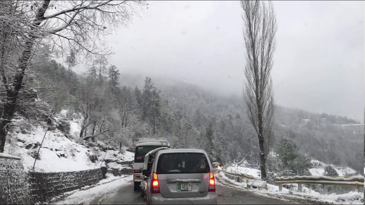 Murree (Pakistan 🇵🇰) in February Beautiful snowfall 2020 Junaid Murad ...