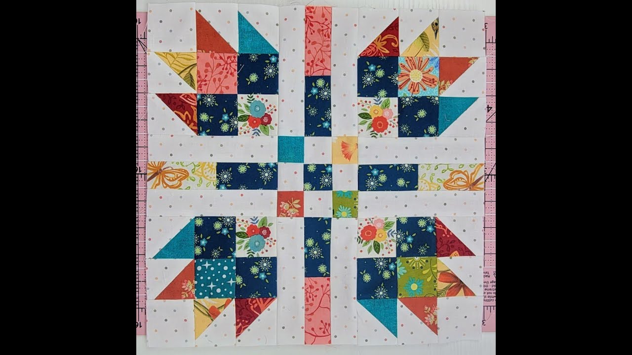 Bear Paw Variation Quilt Block Tutorial - YouTube