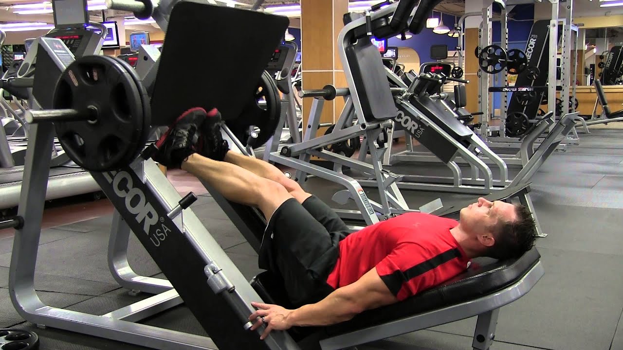 Leg Press Heels Angled Out Calf Raise - YouTube