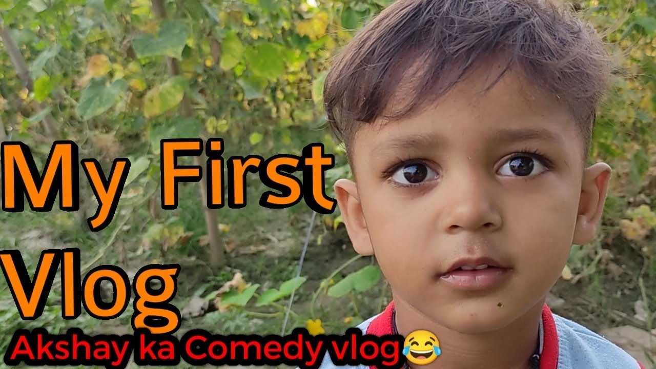 My First Vlog || My Village || Cute Akshay - YouTube