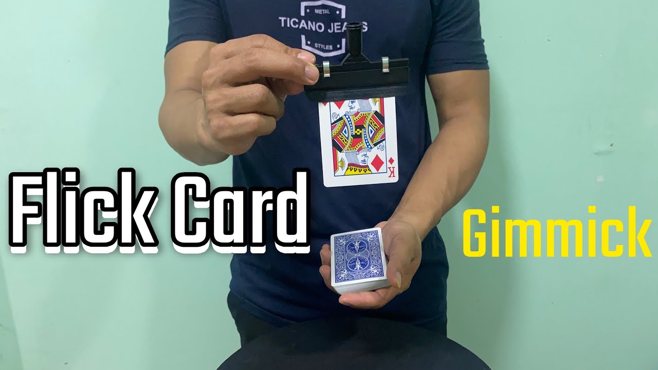 Flick Card Gimmick Tutorial - YouTube