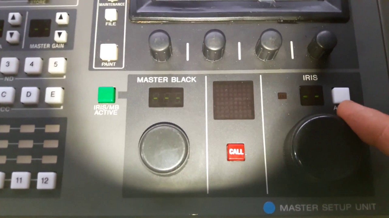 SONY - MSU-700 MASTER SETUP UNIT - YouTube