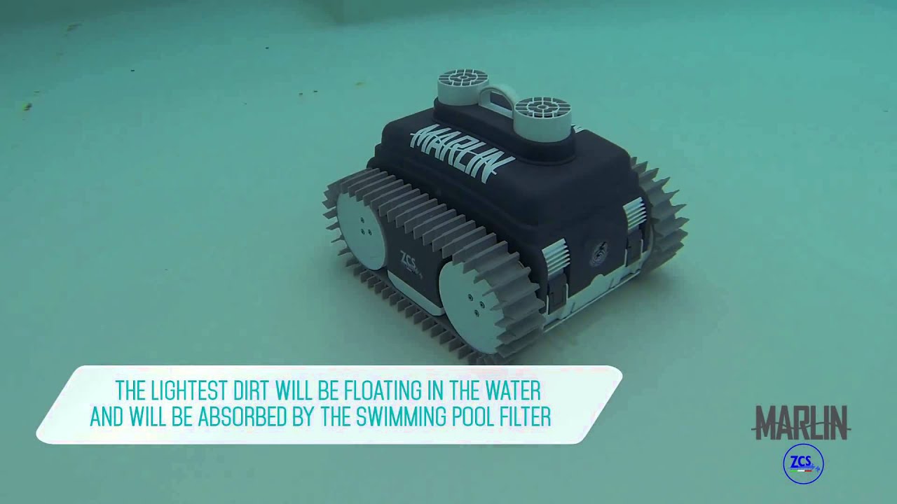 Marlin the WIRELESS pool cleaning Robot - YouTube