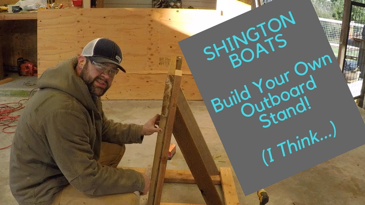 Building a DIY Outboard Stand: AlumaFlub Part II - YouTube