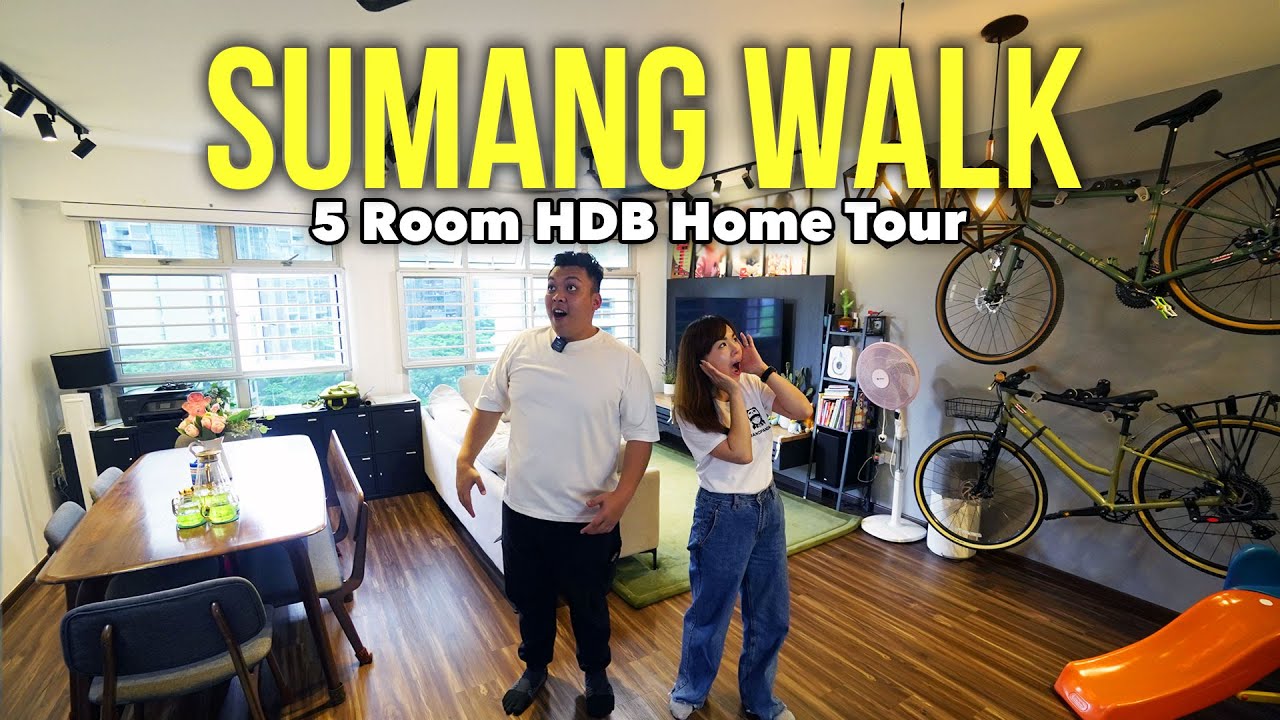 Sumang Walk HDB Home Tour - Tastefully Renovated, Corner 5-room flat ...
