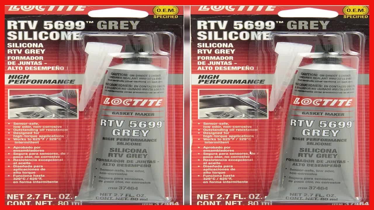 Loctite 37464 Grey RTV 598 High Performance Silicone. 80 ml. - YouTube