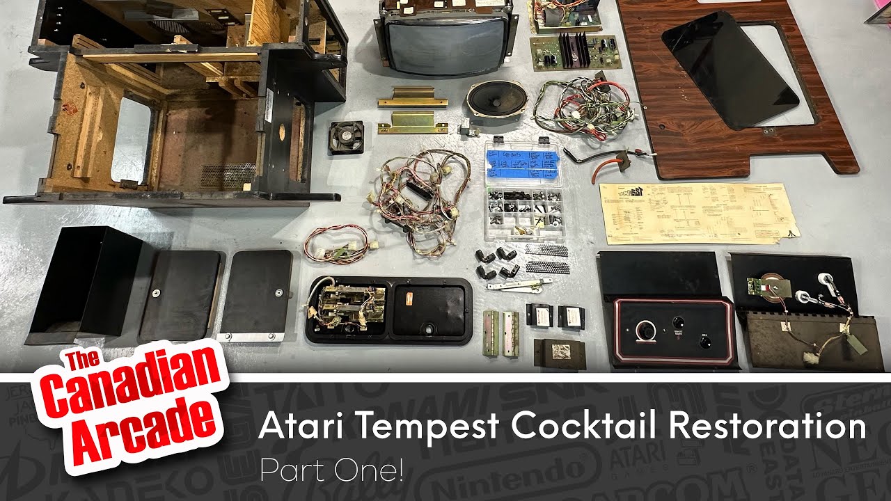Atari Tempest Cocktail Restoration Part 1 - YouTube