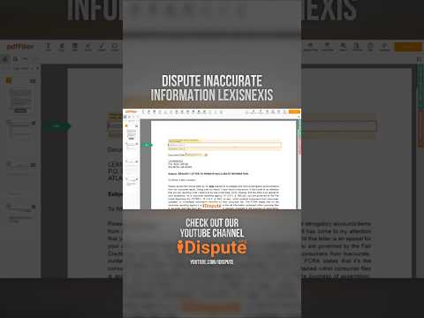 How-To: Dispute LexisNexis Report #Shorts #DIY #Documents - YouTube