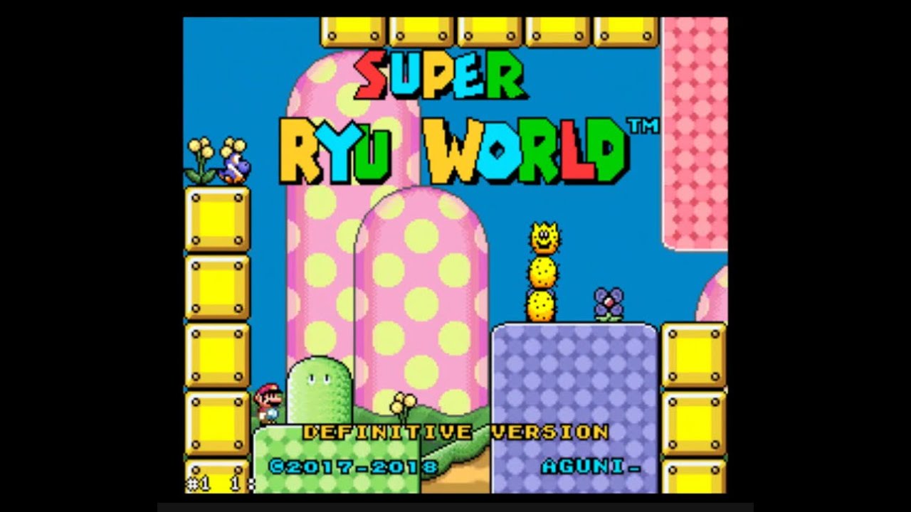 Super Ryu World - Super Mario World ROM Hack - Full Game - YouTube