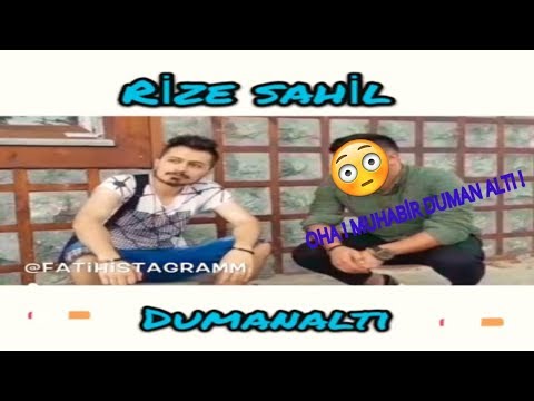 Oha ! RİZE SAHİL DUMANALTI 🚬