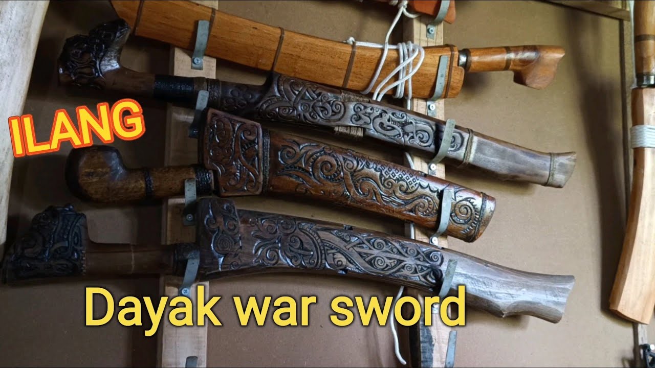 ILANG. MY FIRST DAYAK WAR SWORD. - YouTube
