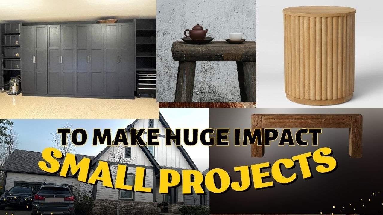Small Home Projects that make a big impact | DIY home - YouTube