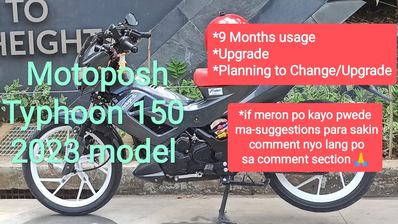 Motoposh Typhoon 150 (My upgrade review) - YouTube
