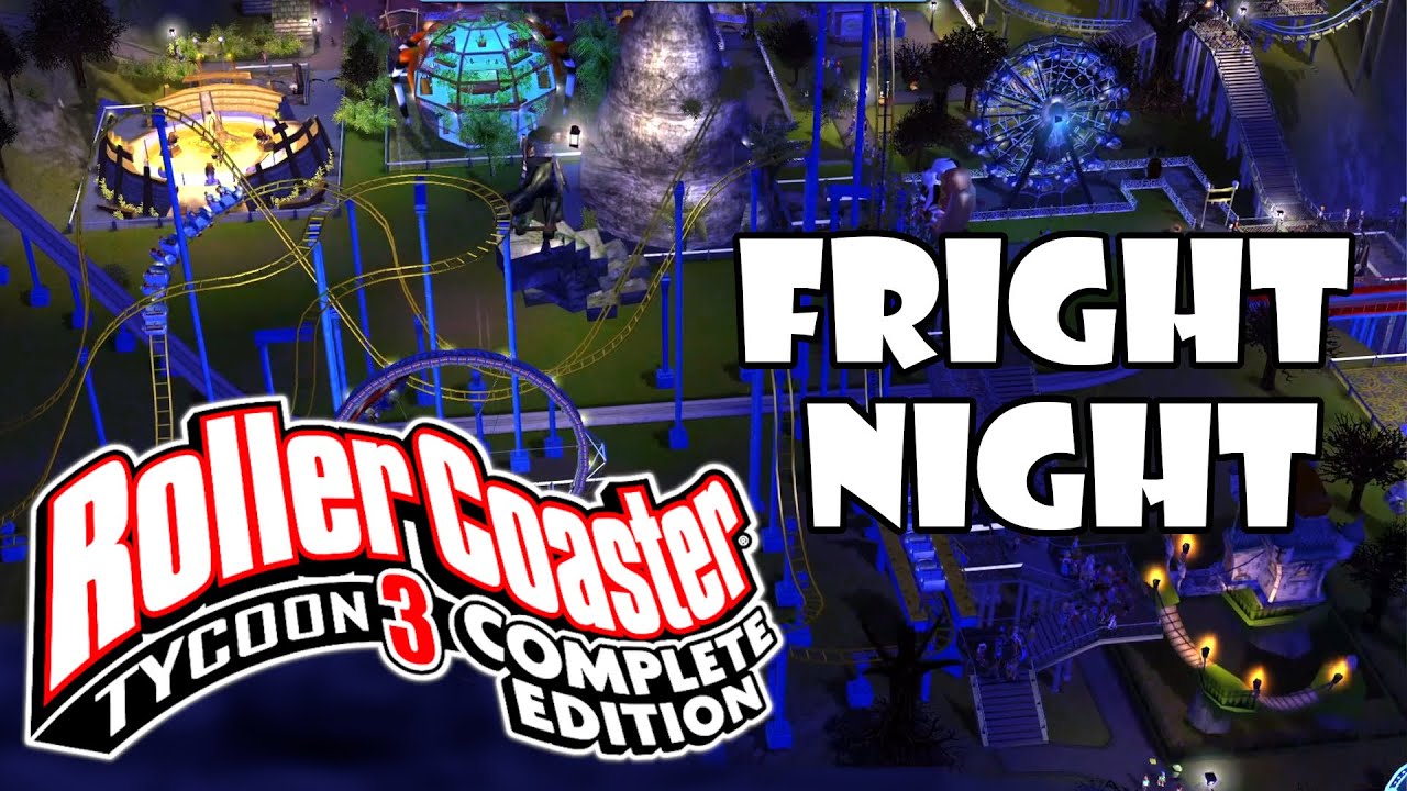 This Made My Computer Crash! - RCT3 Career Mode - Fright Night - YouTube