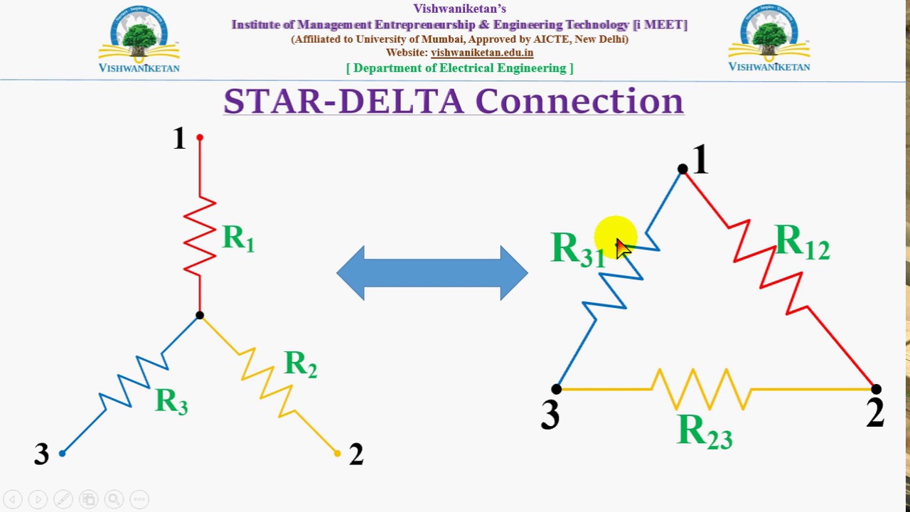 Star Delta Connection by Prof. Rohit G. Ramteke - YouTube