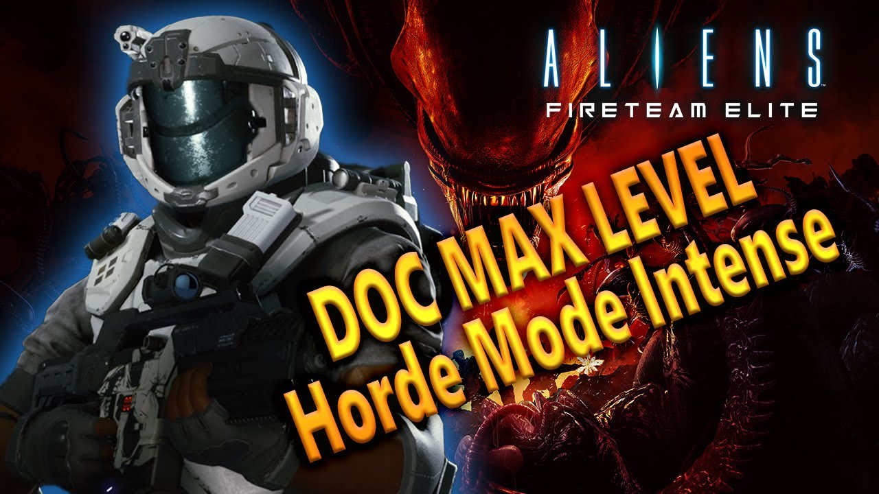 DOC gameplay with pulse rifle in Horde Mode Intense - Aliens Fireteam ...