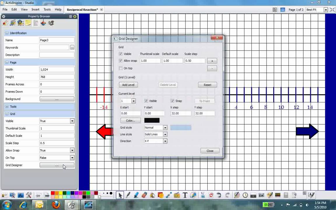 Activinspire Tutorial (Moving Objects in Increments) - YouTube