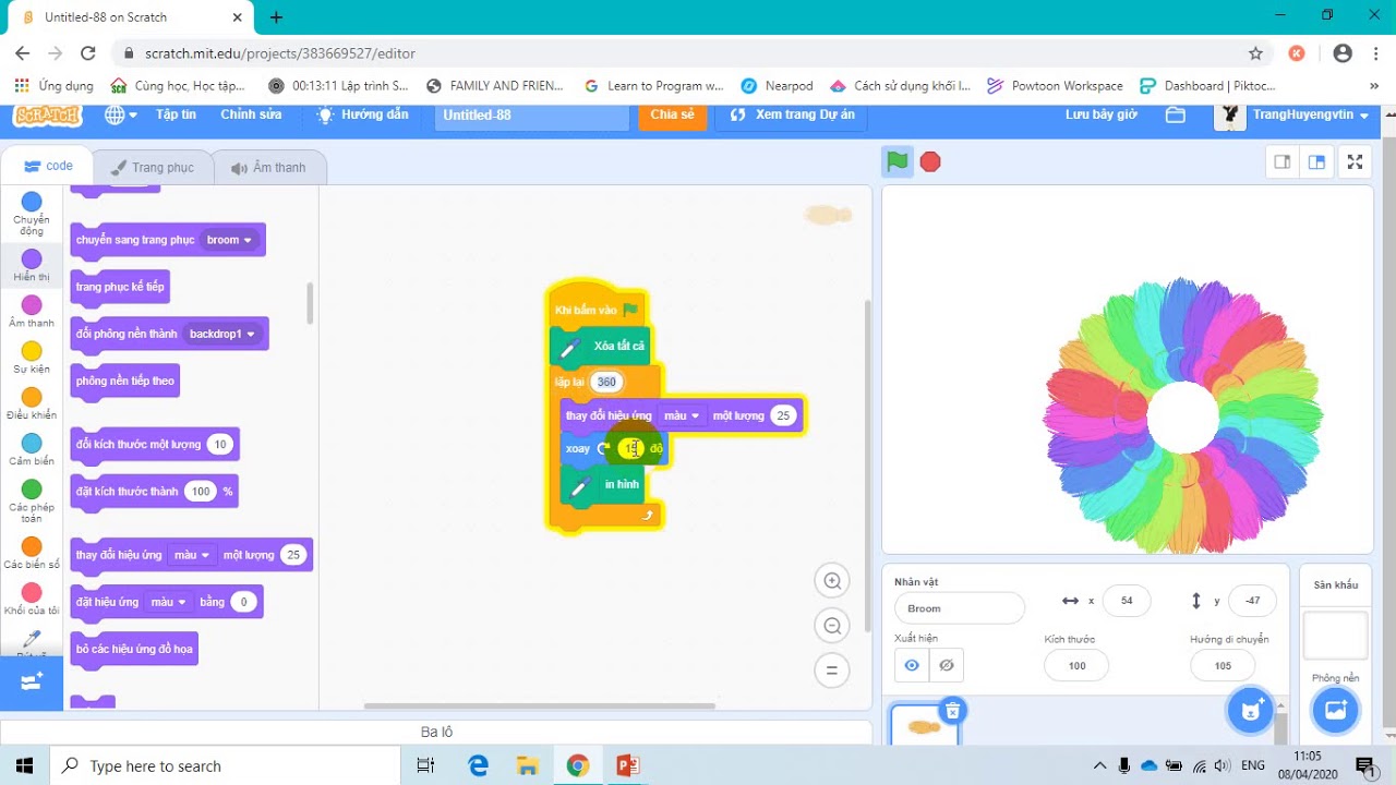[Scratch] Stamp hình có sẵn - YouTube